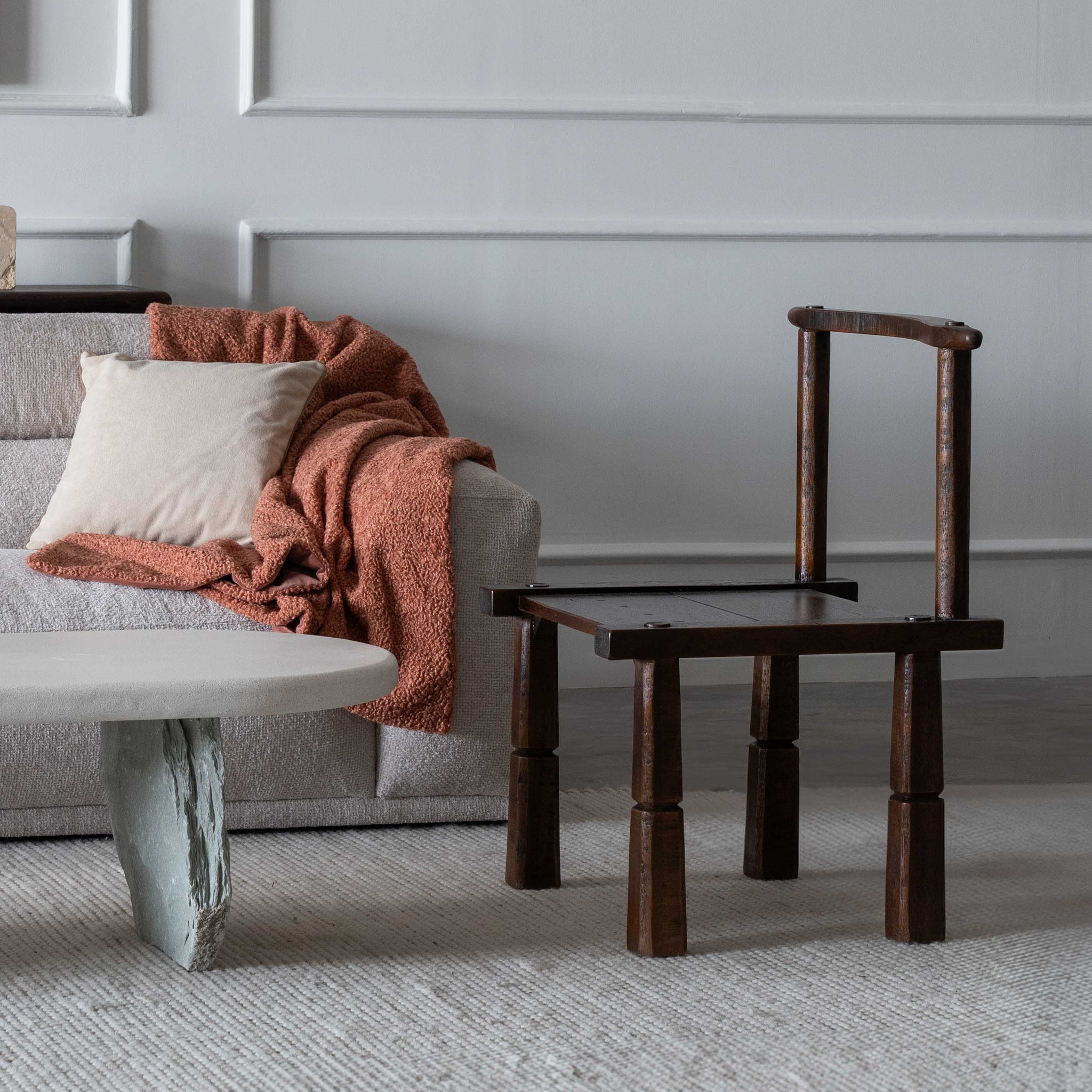 Chen Modern Handcrafted Solid Wood Dining Chair | WS LIVING - UAE