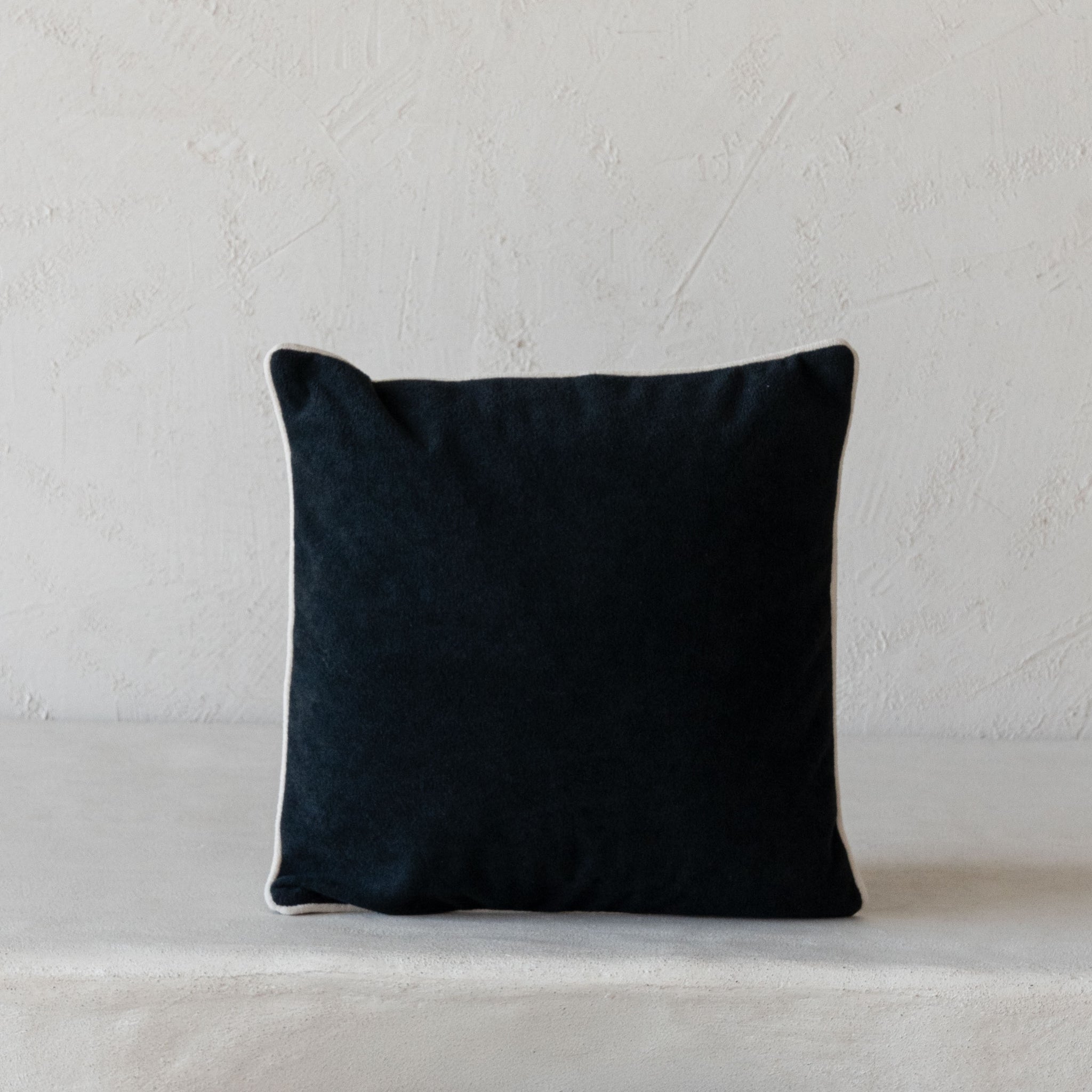 Buy Black Velvet Cushion Cover 45x45cm In Dubai| WS Living Furniture