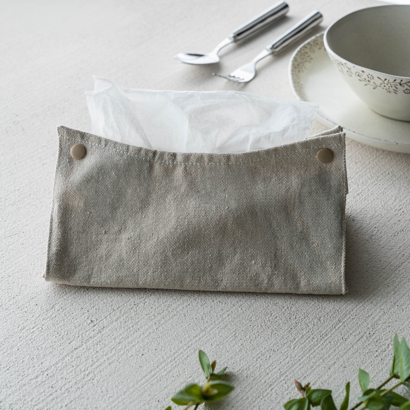 Fabric Tissue Holder – Minimalist Tabletop Storage | WS Living ...