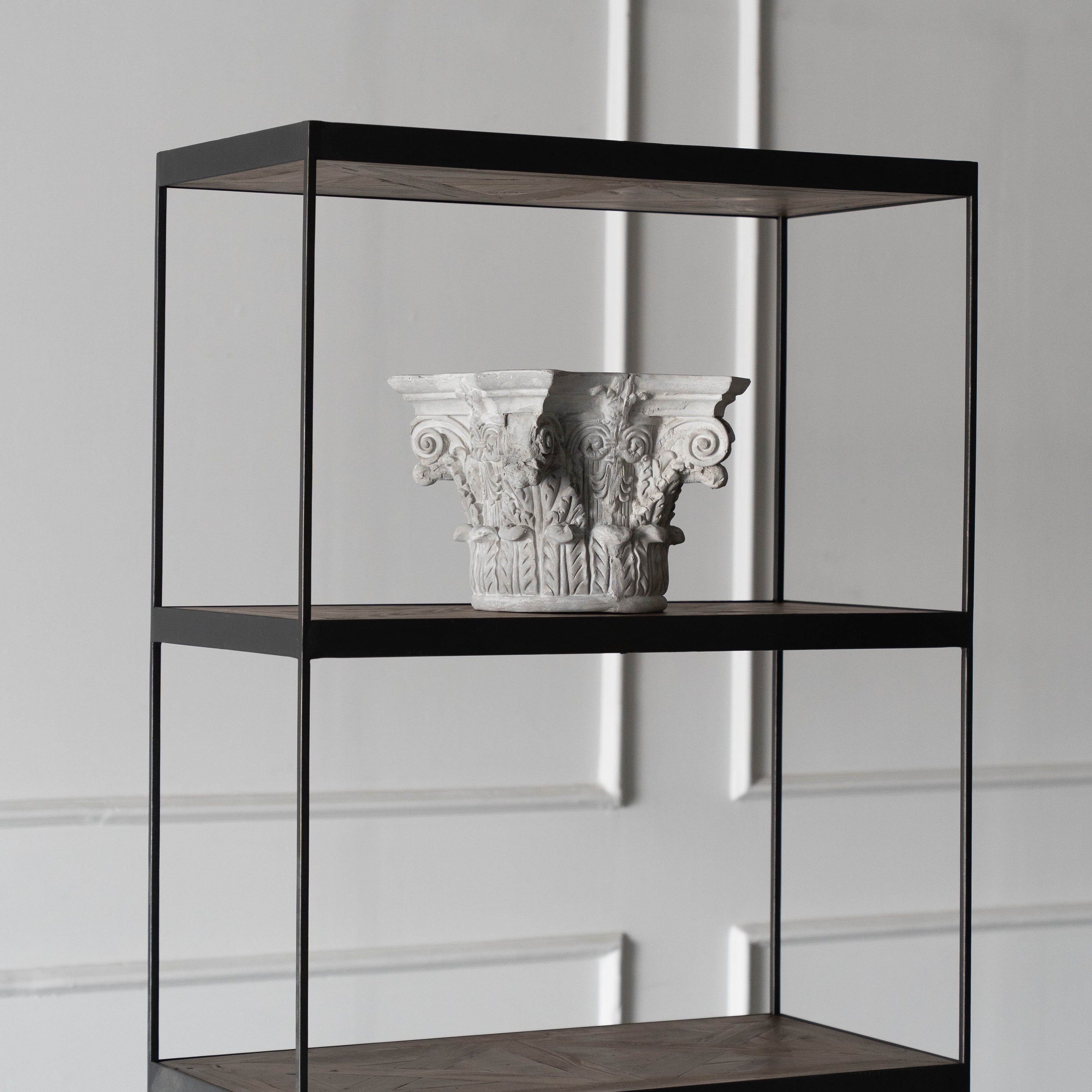 Vintage Style Industrial X-Shape Wood Bookshelf | Rustic Loft Storage ...