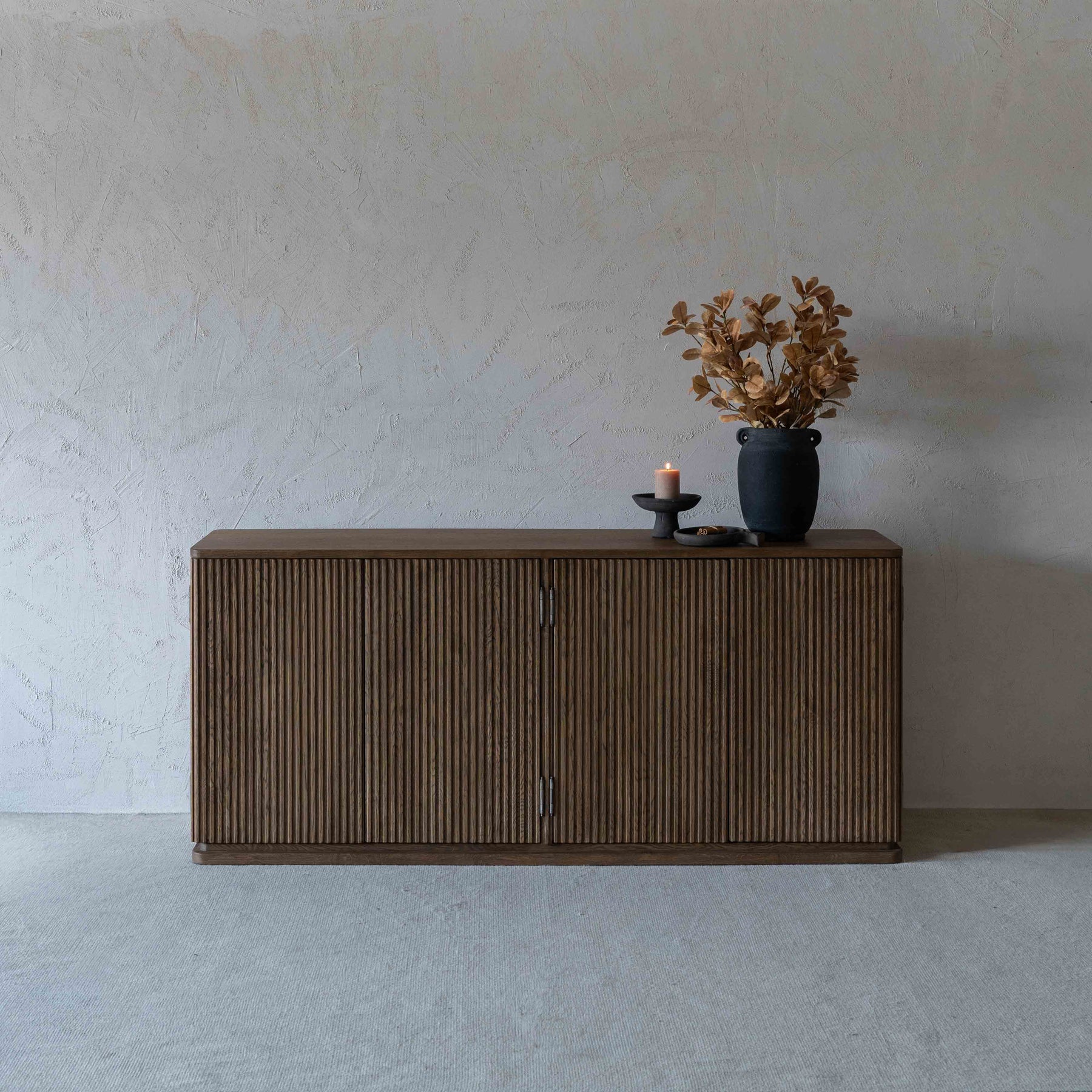 Jessa Solid Wood Modern Sideboard | Storage Cabinet | Ws Living ...