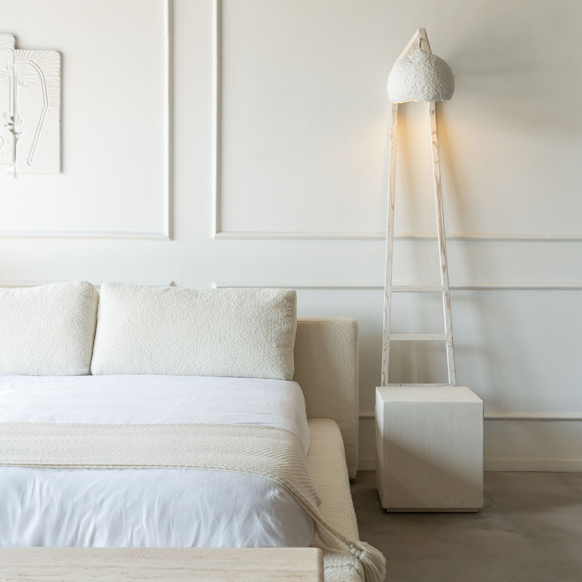 Shop Wooden Artisan Floor Lamp in Dubai for Wabi-Sabi interiors at WS ...