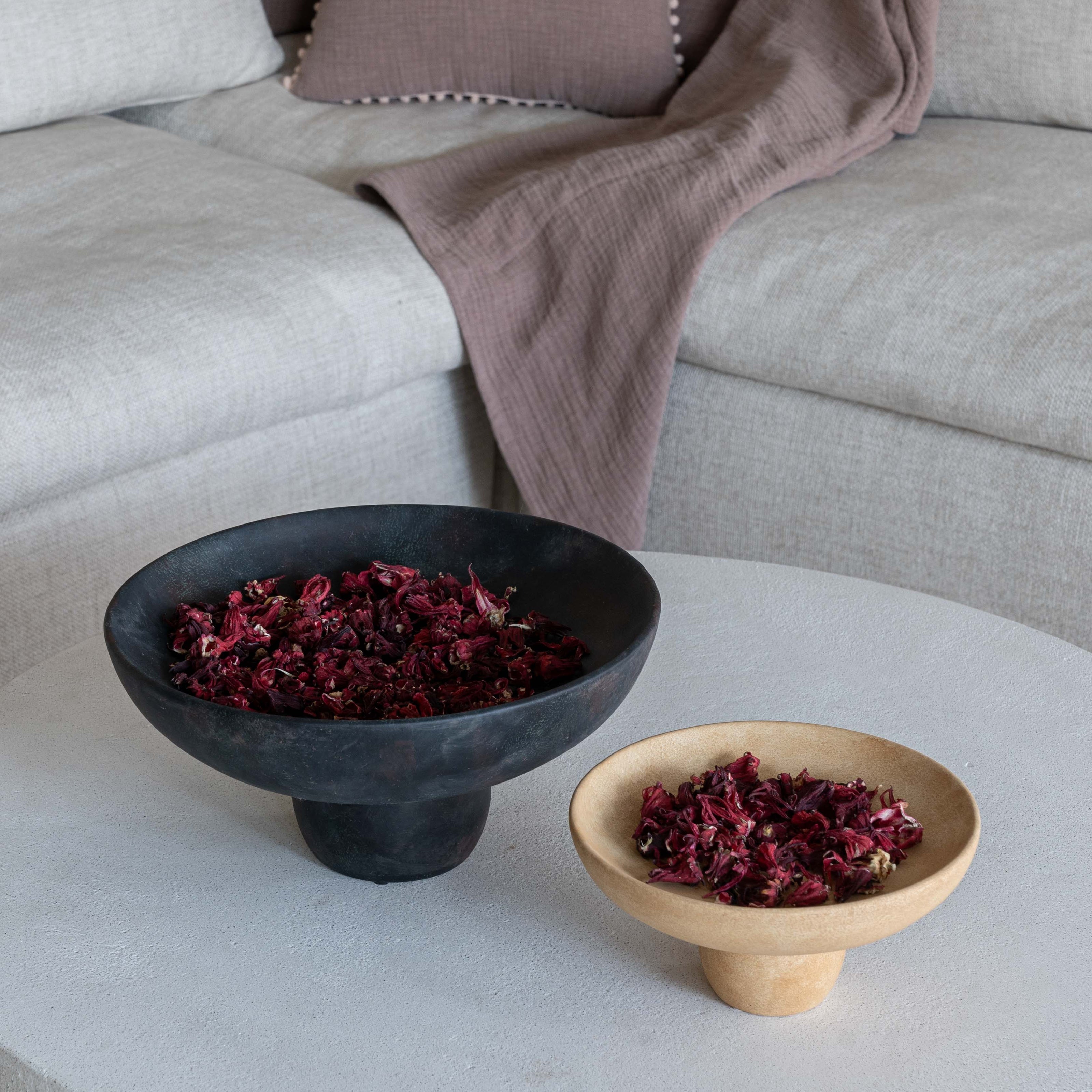 Relic Black & Beige Decorative Fruit Bowl | Table Bowl | Ws Living ...