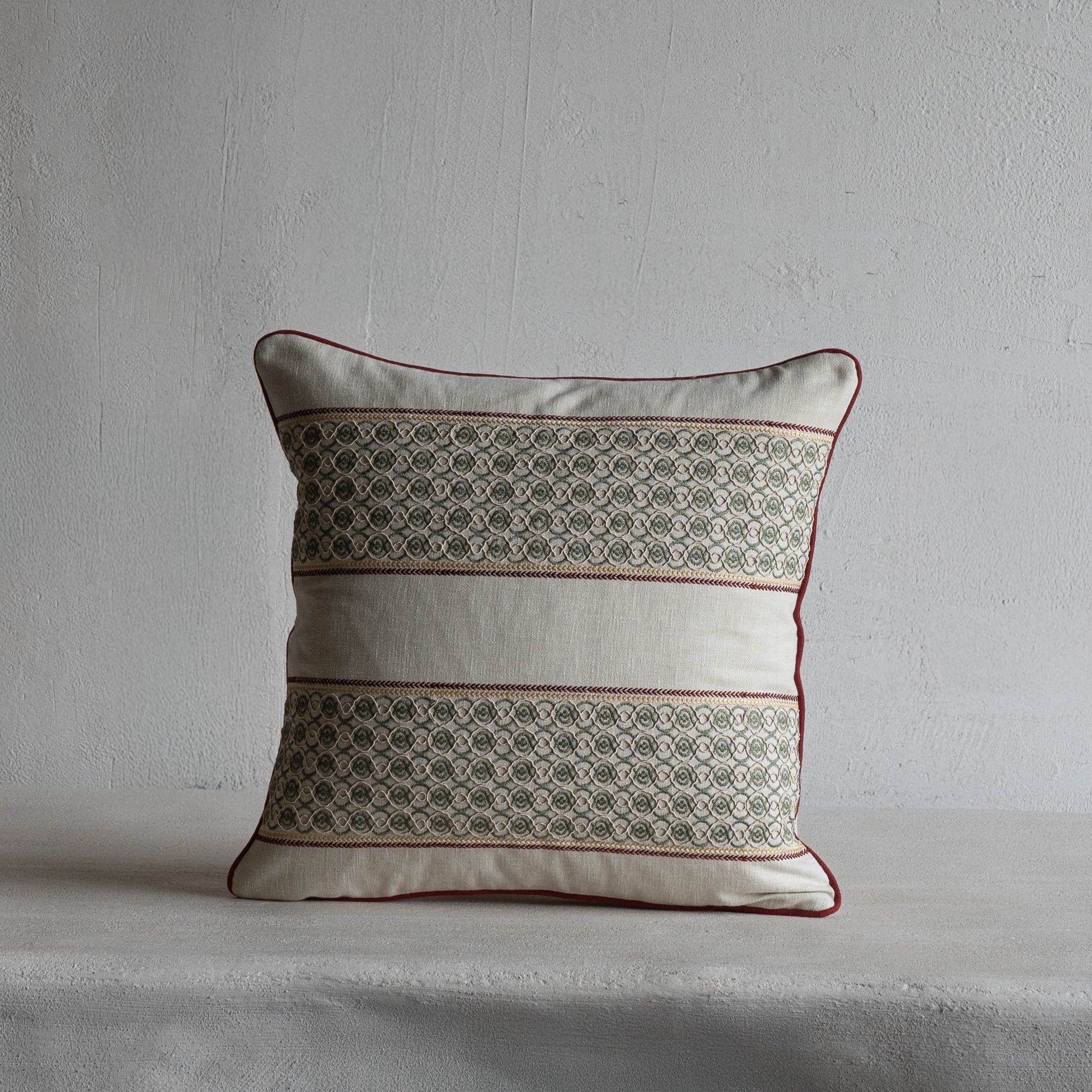 Quiet Medinas Ancient Cushion Cover | Handcrafted Geometric Pillow UAE ...