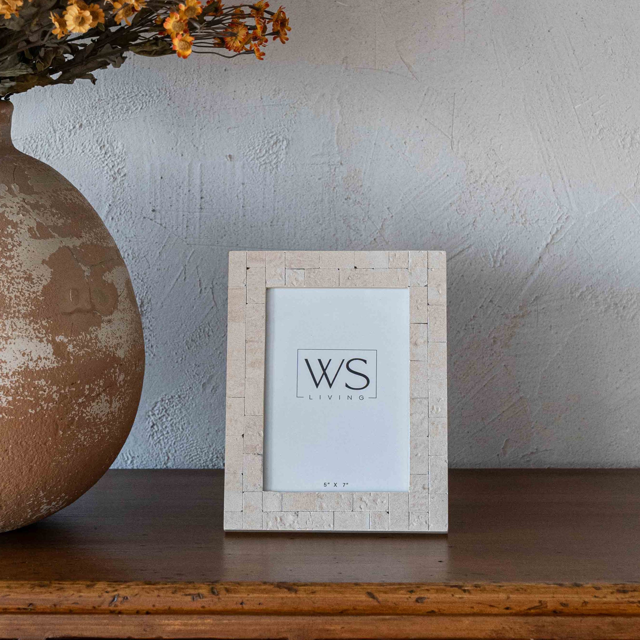 Natural Stone Photo Frame in Dubai | 5x7 Frame – WS Living Furniture Dubai