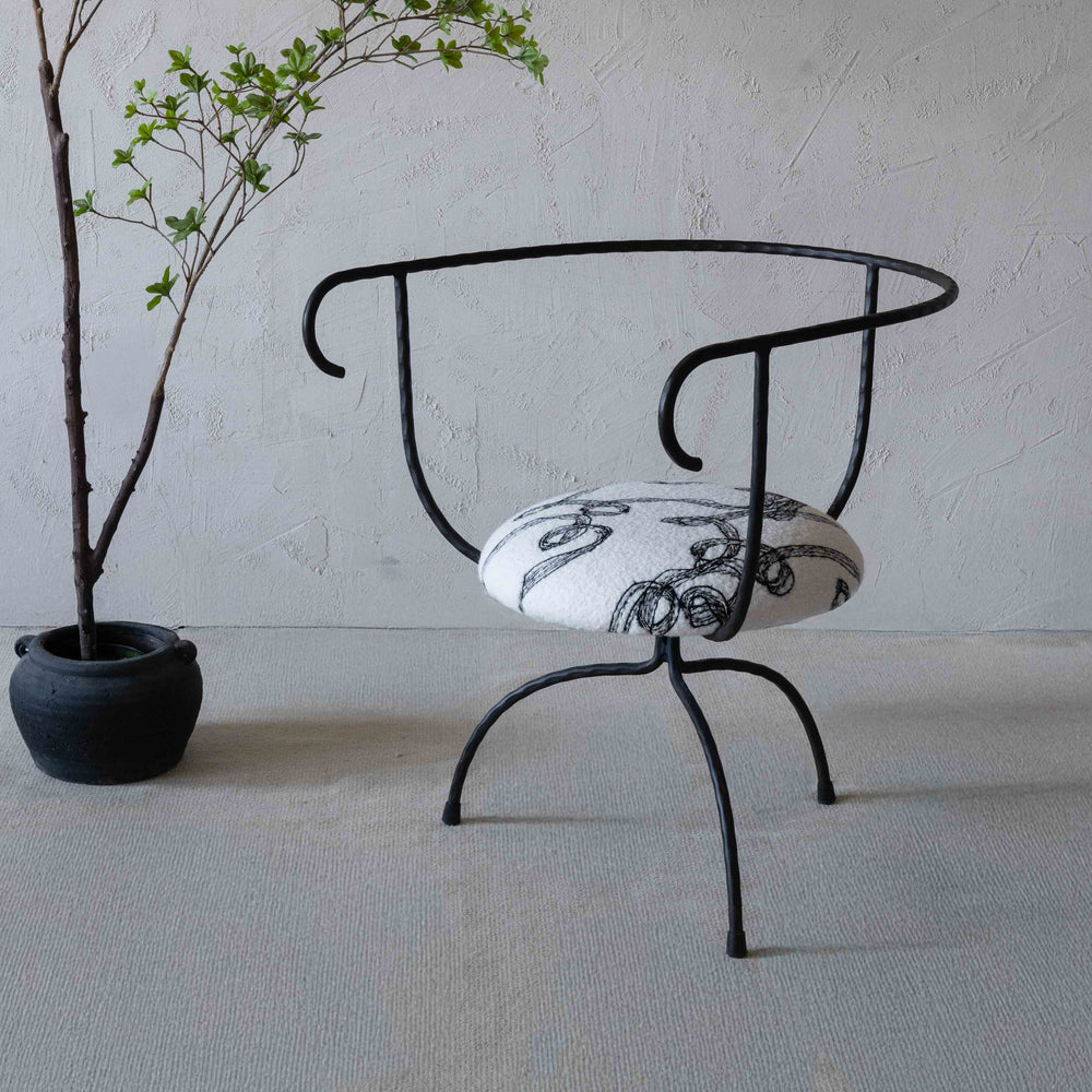 Stylo Modern Steel White Arm Chair , Lounge Chair in Dubai | WS LIVING ...