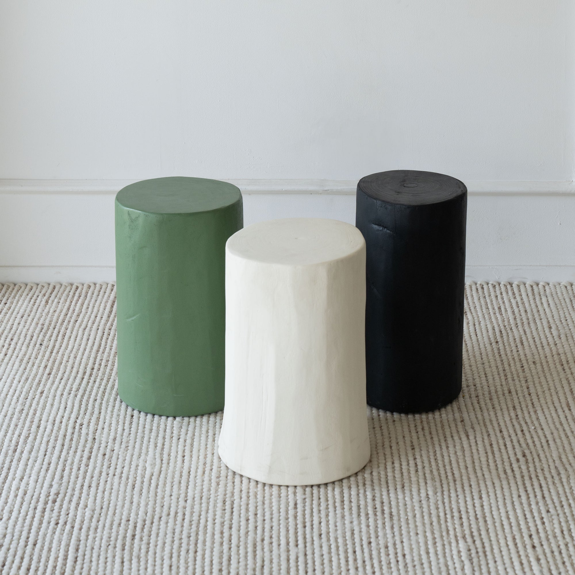 Tree Log Side Table | Rustic Wooden Accent Table Dubai – WS Living ...