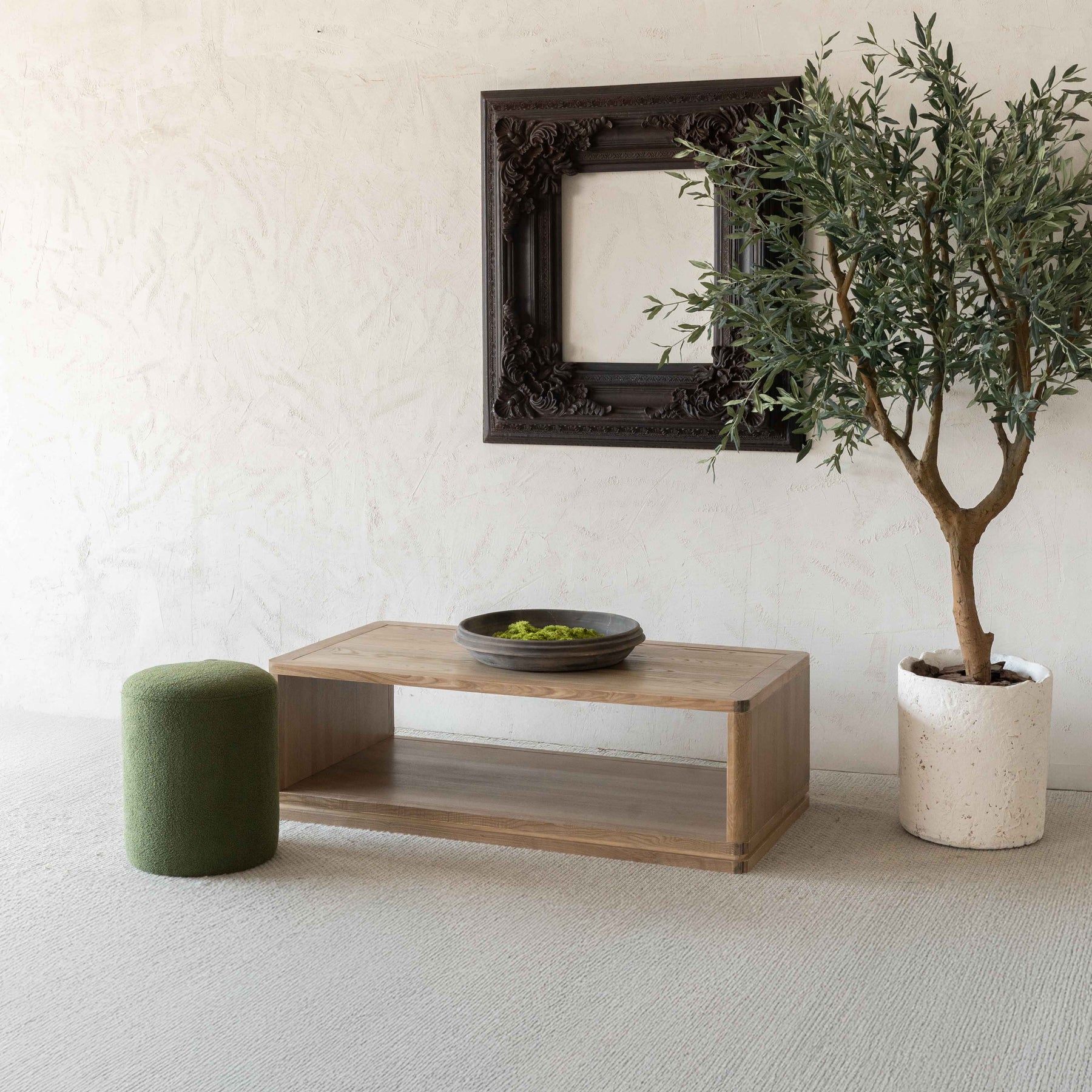 Woodland Elegance Solid Wood Rectangle Coffee Table | Ws Living ...